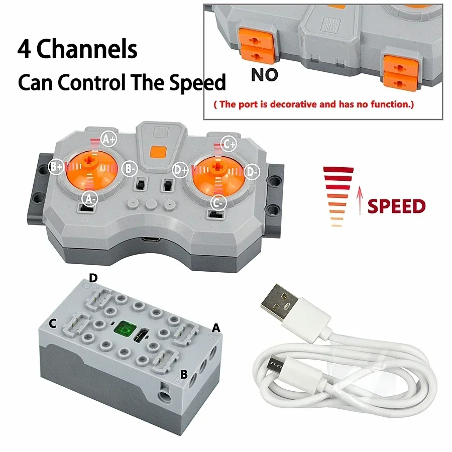 High-tech-Bricks-Toys-APP-Remote-Control-6-0-Intelligent-Battery-Motor ...