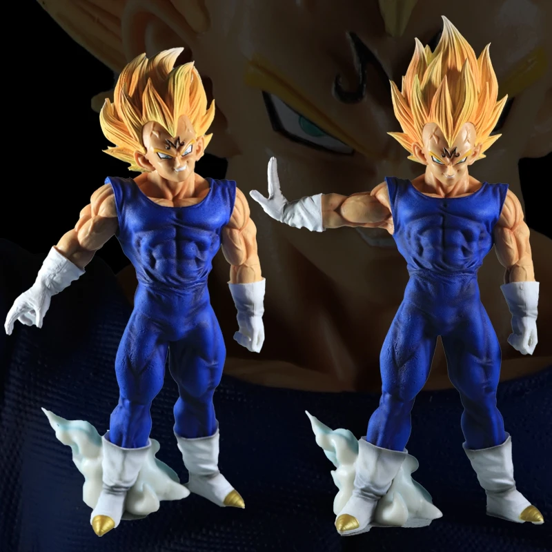 Anime-Dragon-Ball-Figure-26cm-Goku-Vegeta-Figure-Battle-Stance-Action ...