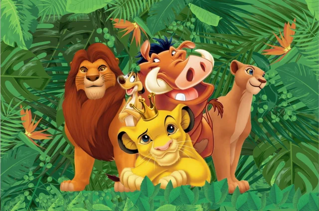 Disney-Simba Lion King Contexto Personalizado, Foto De Fundo, Cartaz ...