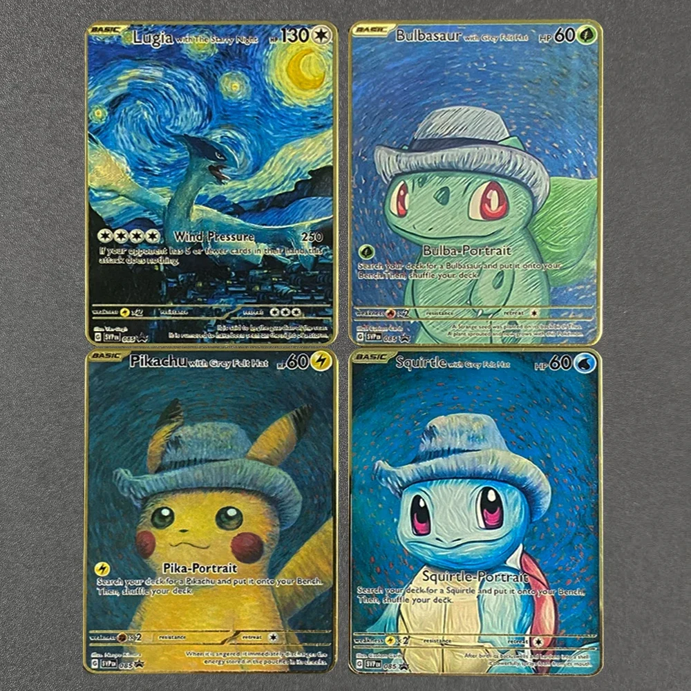 Pokemon-Iron-Cards-Gold-Vmax-Card-Pikachu-Charizard-English-Metal-Cards ...