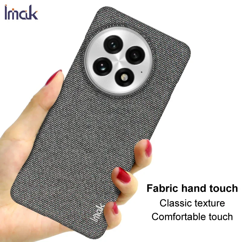 For Oneplus13 5G Luxury Case IMAK Fabric Pattern Back Panel OnePlus 13 ...