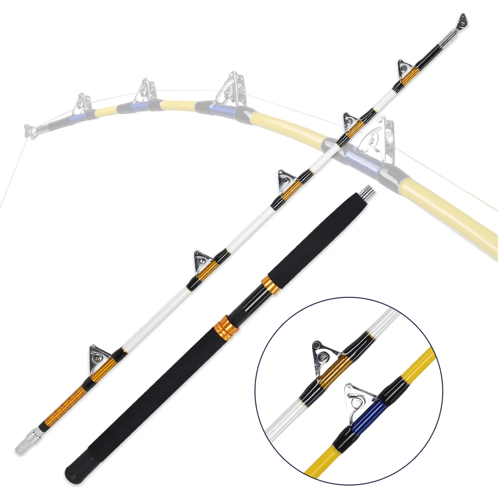 Trolling Fishing Rod Heave Strong Boat Rod 1.65m/1.8m 2 Sections Big ...