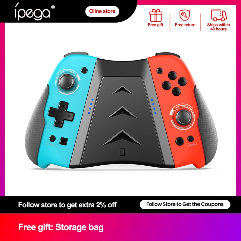 Ipega PG SW006 Bluetooth Game Controller for Nintendo Switch Wireless Vibration Gamepad Left and ...