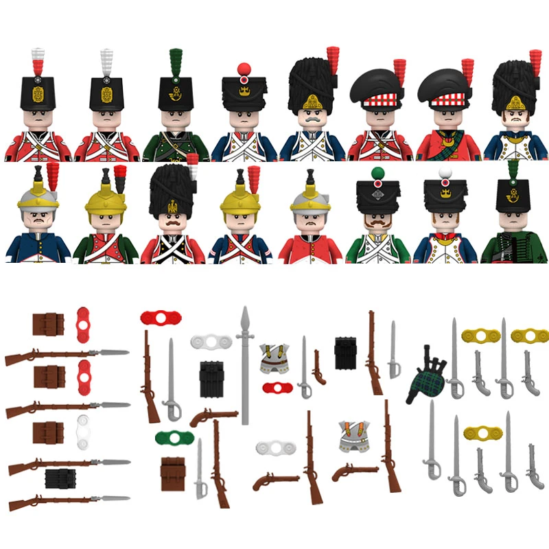 Lego Napoleonic War Minifigures | Lego Napoleonic Wars Soldiers ...