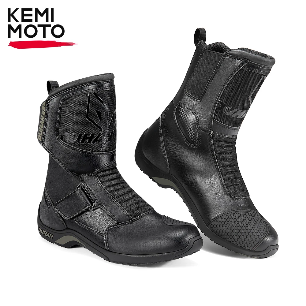 Motorcycle-Boots-Men-Riding-Shoes-Mid-Calf-Summer-Motorbike-Breathable ...