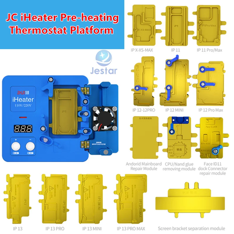 Jc Iheater Pre-heating Station For Iphone X Xs 11 12 13 Pro Max Series ...