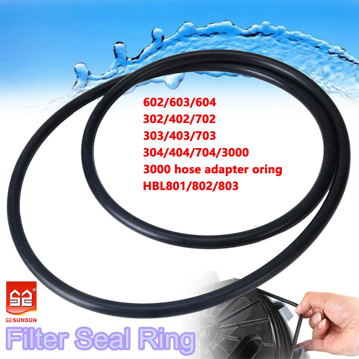 SUNSUN-Aquarium-Filter-Rubber-Sealing-Seal-Ring-Replace-O-Ring-Part ...