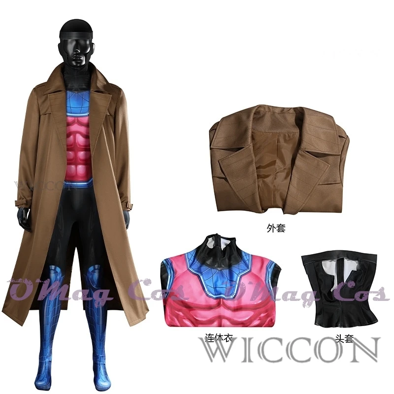 Fantasia-Cosplay-Remy-X-Man-Gambit-para-homens-traje-de-batalha ...