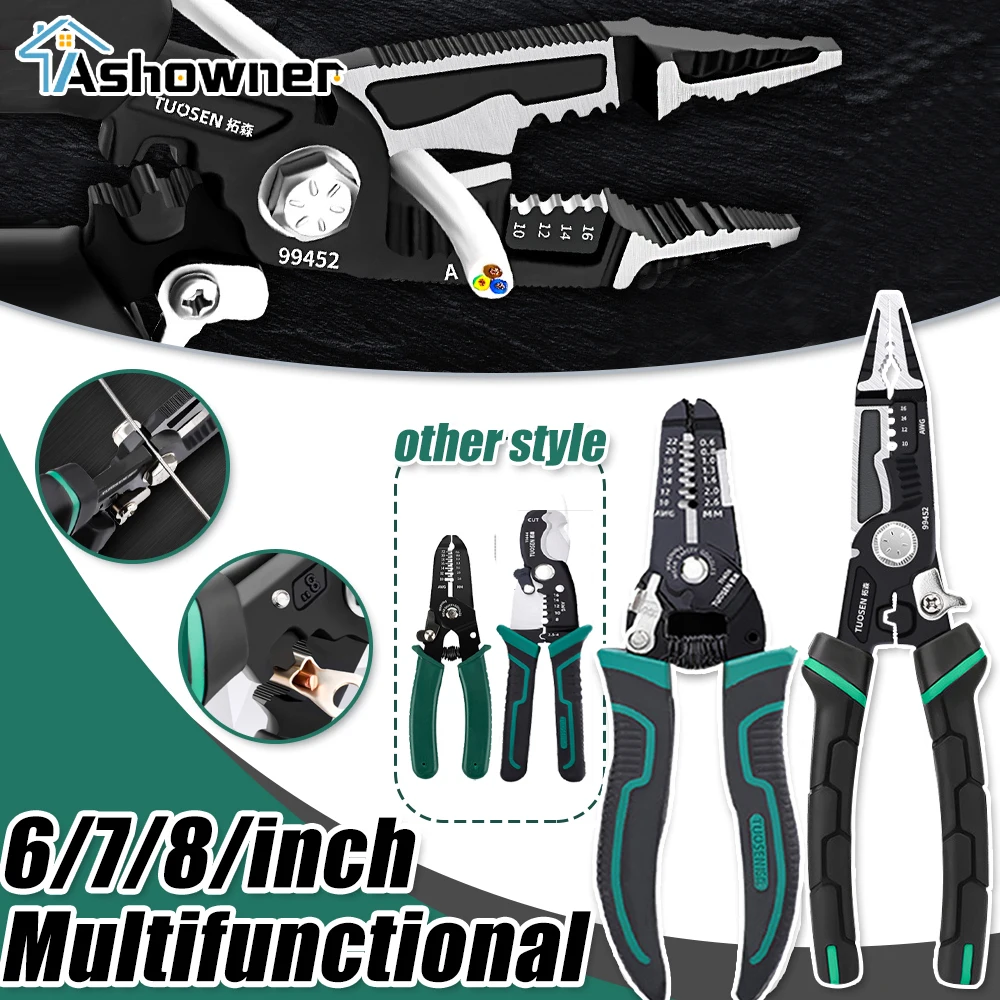 Pelacables-multifunci-n-9-en-1-alicates-de-pelado-de-cables-el-ctricos ...