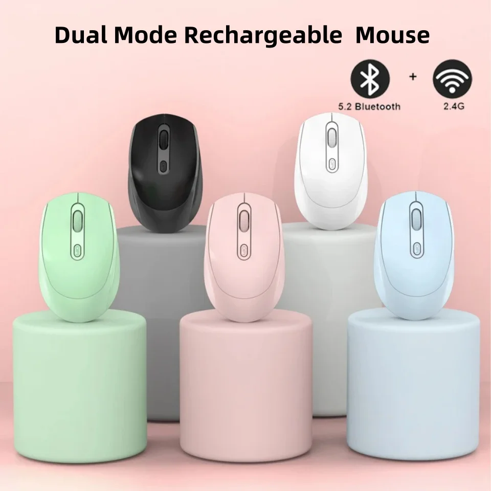 Rat-n-inal-mbrico-recargable-por-Bluetooth-5-2-Mouse-silencioso-USB ...