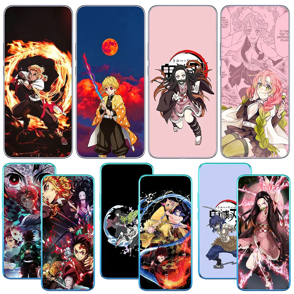 Funda-de-tel-fono-Demon-Slayer-Kamado-Tanjirou-Nezuko-para-Motorola ...