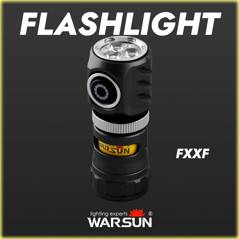 Warsun 3*SST20 LED Flashlight Rechargeable 18350 Super Bright Torch USB ...