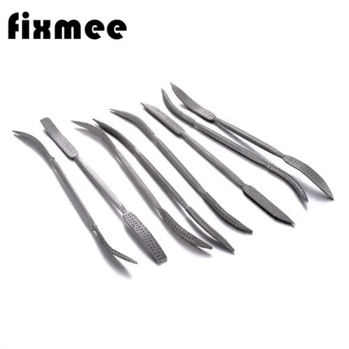 Fixmee 8pcs Mini Wood Working Rasp Riffler File Set Double Ended Coarse ...