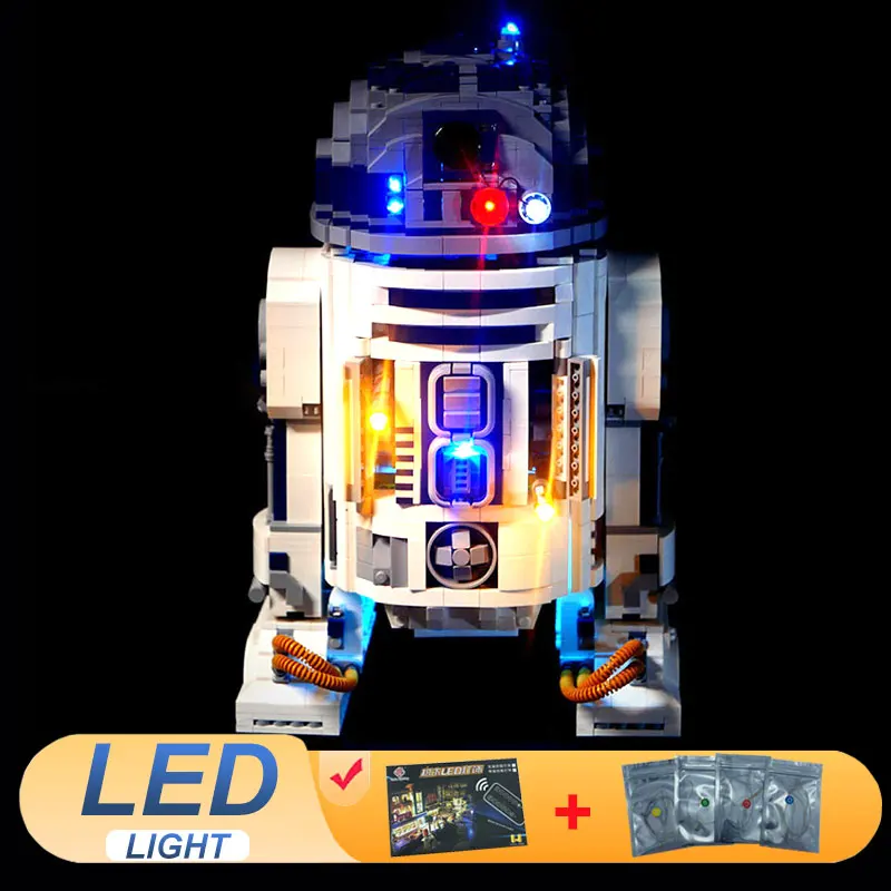 LED Light Kit For LEGO R2D2 Robot Star 75308 Lamp Ideas DIY Toys Gift ...