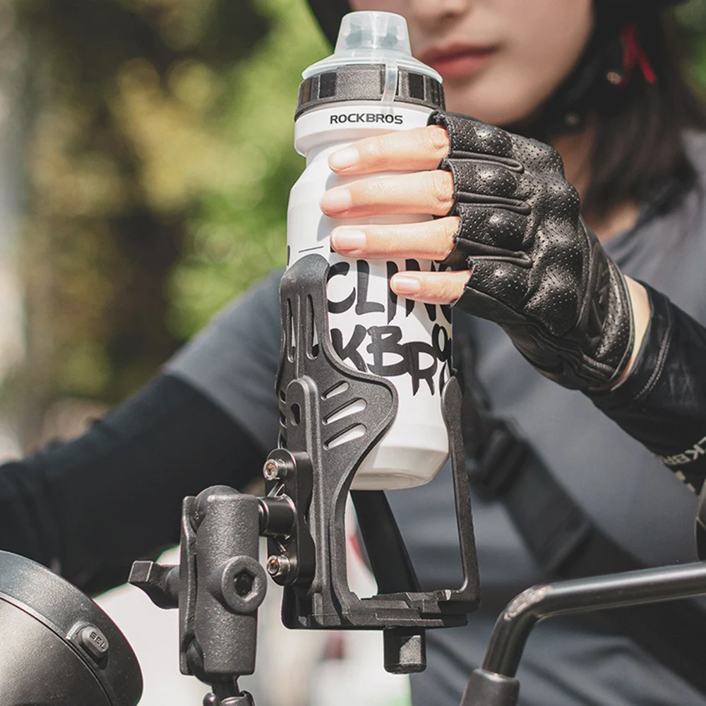 ROCKBROS-Motorcycle-Water-Bottle-Holder-Universal-Bicycle-Stand-Support ...