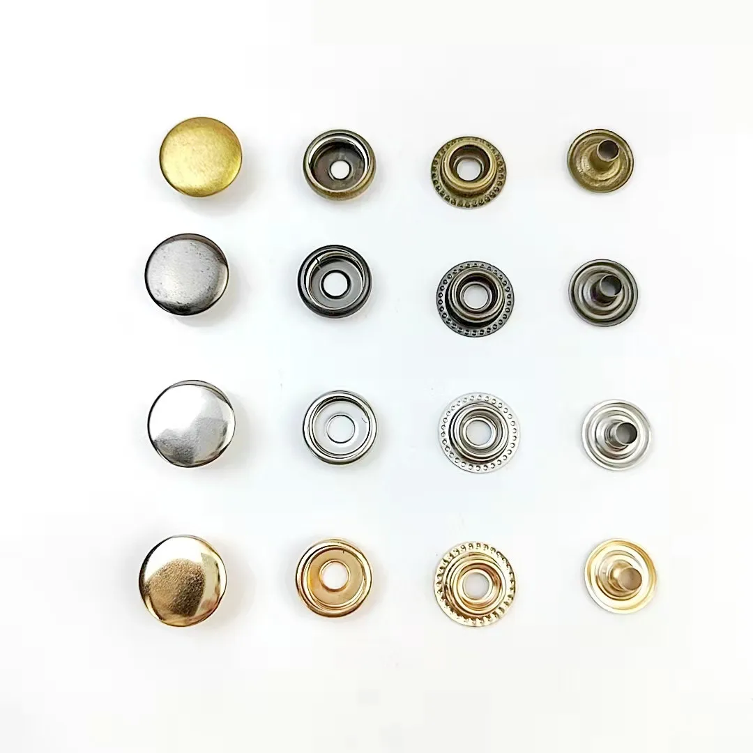50-Sets-200-Pieces-Metal-Snap-Fastener-Kit-15mm-Snap-Button-Press-Stud ...
