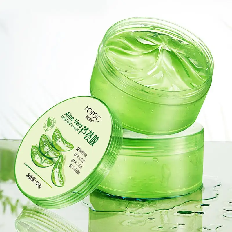 Gel de Aloe Vera hidratante, crema Facial refrescante y no pegajosa para el cuidado Facial
