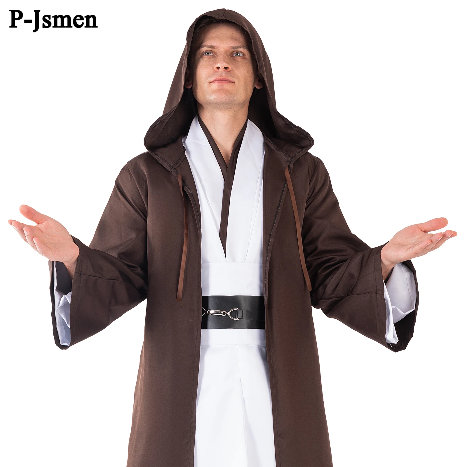 Adult Men Cosplay Costume Movie Character Outfits Jedi Knight Tunic ...