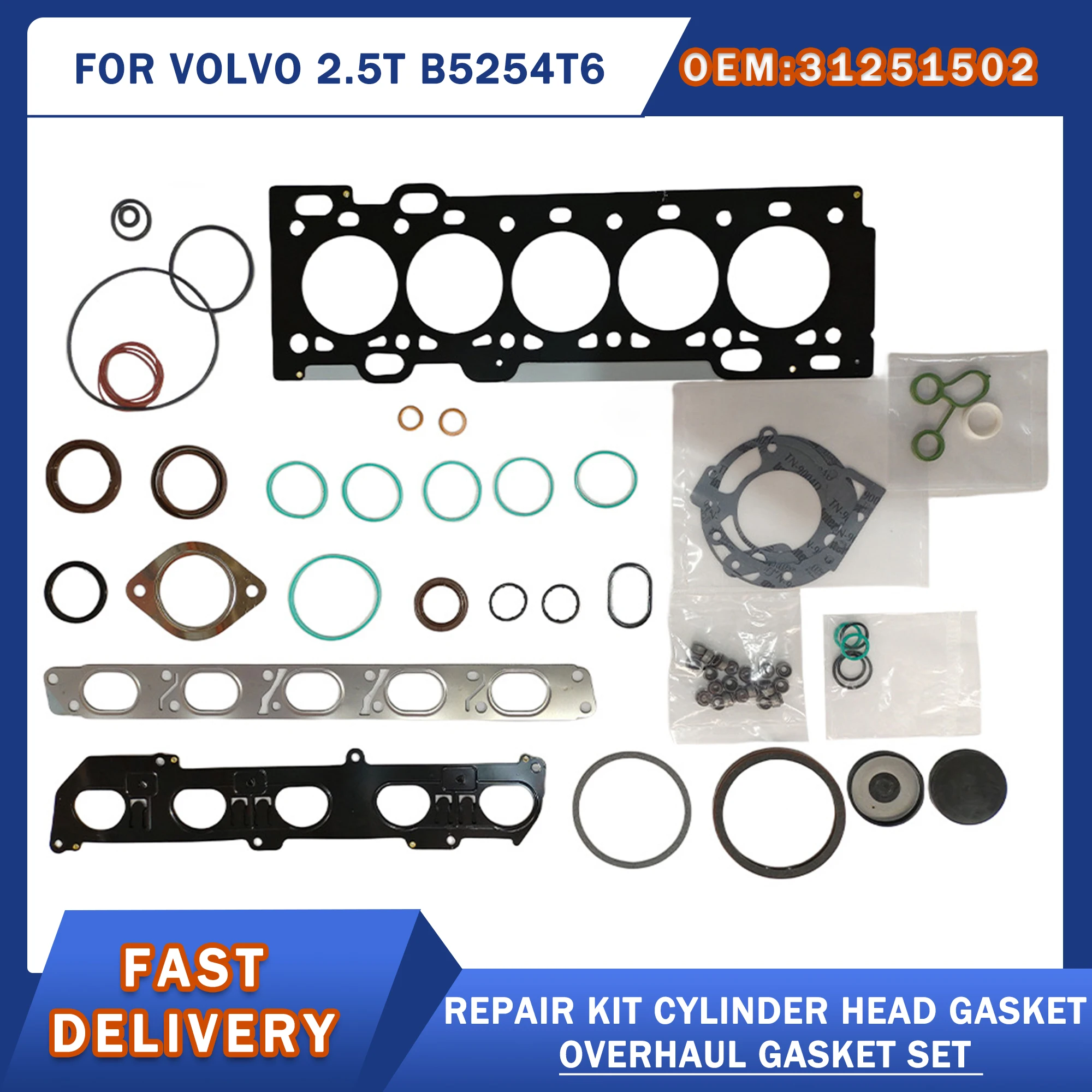 Engine-Parts-Repair-Kit-Cylinder-Head-Gasket-Overhaul-Gasket-Set-for ...