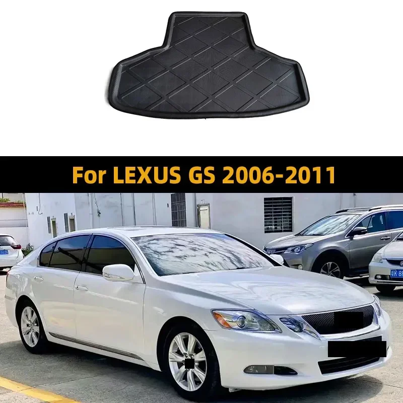 For LEXUS GS 2006-2011 Car Rear Trunk Mat Waterproof Non-slip Pad Cargo ...
