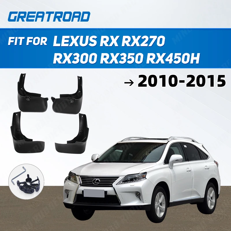 Car-Mud-Flaps-For-LEXUS-RX-RX270-RX300-RX350-RX450H-2010-2015-Splash ...
