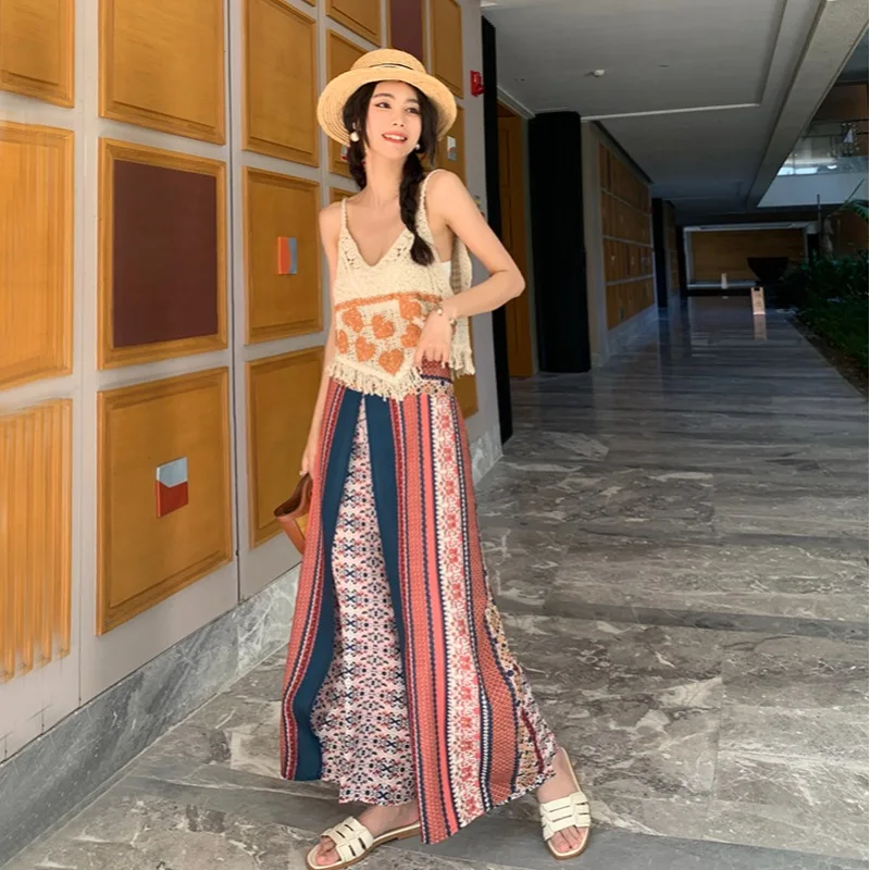 Yunnan-Tourism-Wear-Women-clothes-Top-Women-s-Two-piece-Set-Seaside ...