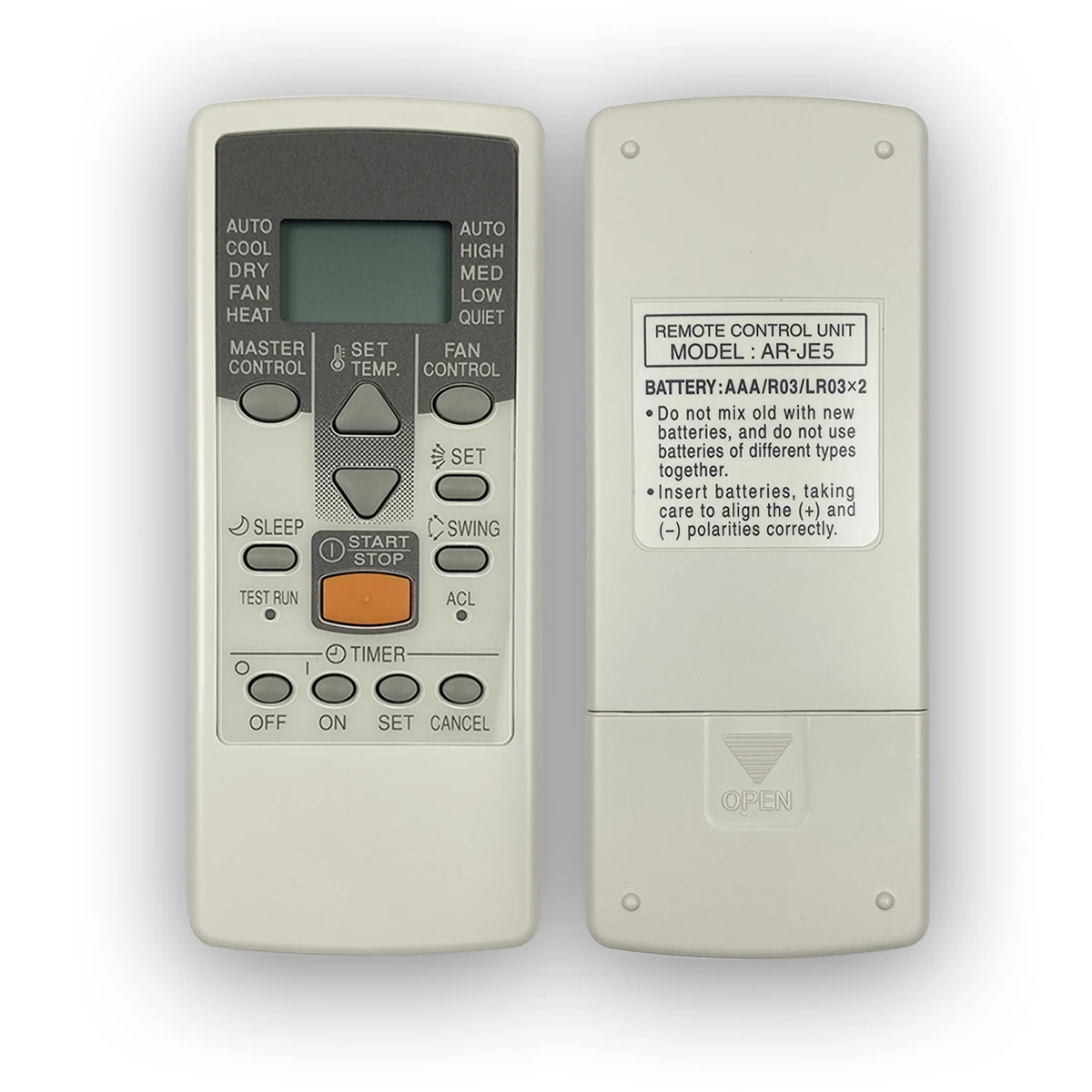 Original-Air-Conditioner-Remote-Control-AR-JE5-Suitable-for-GENERAL ...