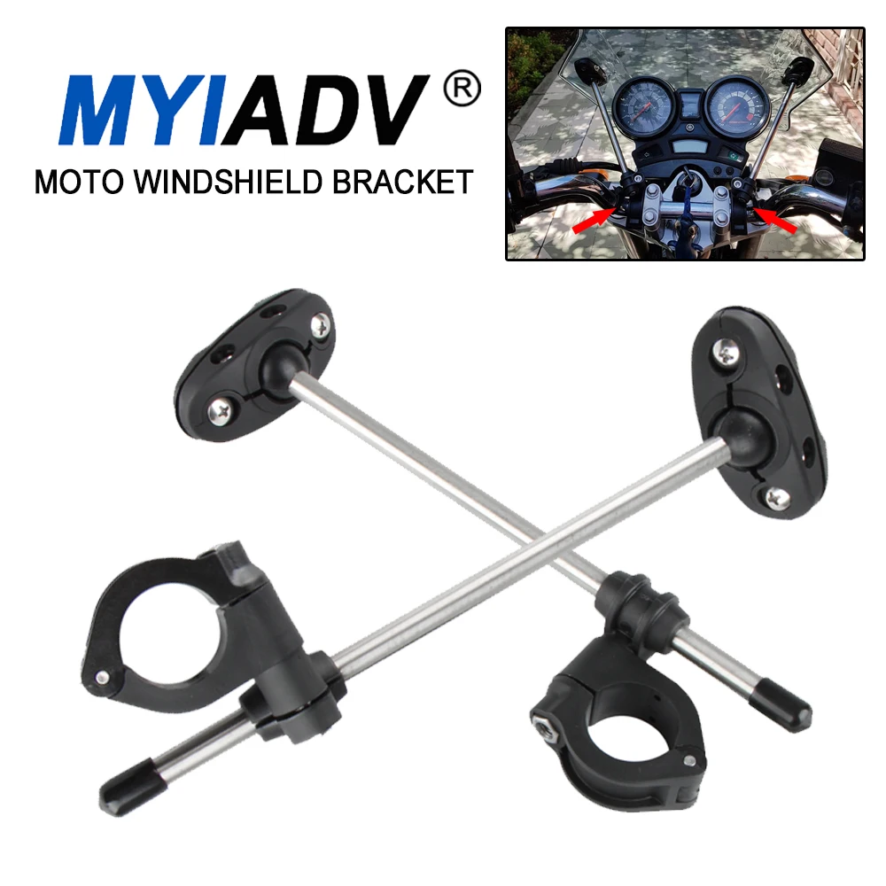 Adjustable-Universal-Motorcycle-Fairing-Windscreen-Windshield-Mount-Kit ...