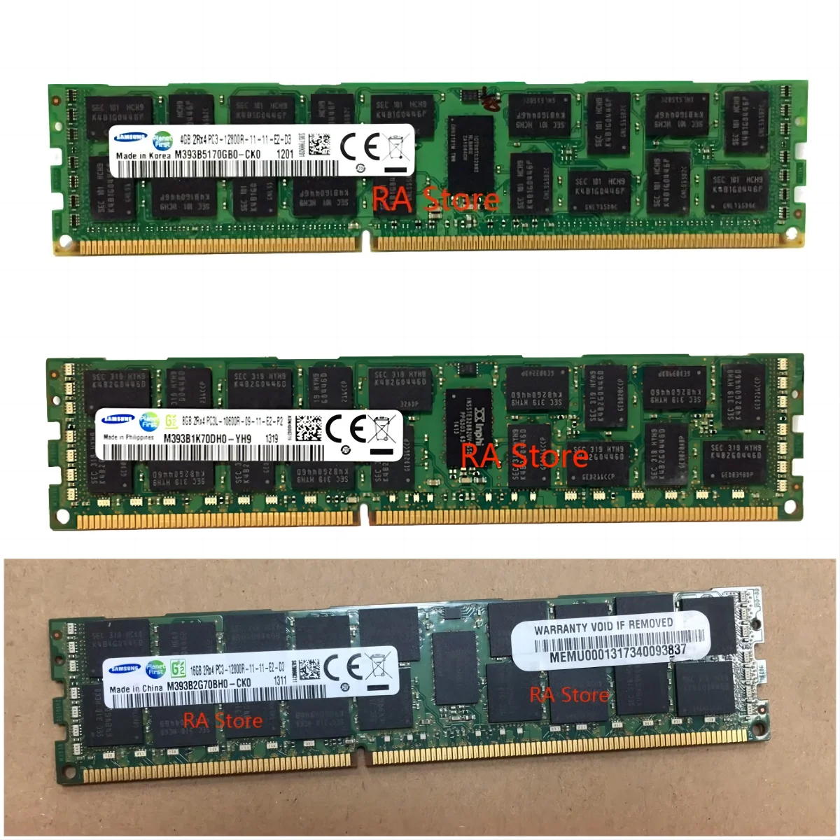 Memoria de servidor Original DDR3, 4GB, 8GB, 16GB, 1333, 1600MHz, ECC ...
