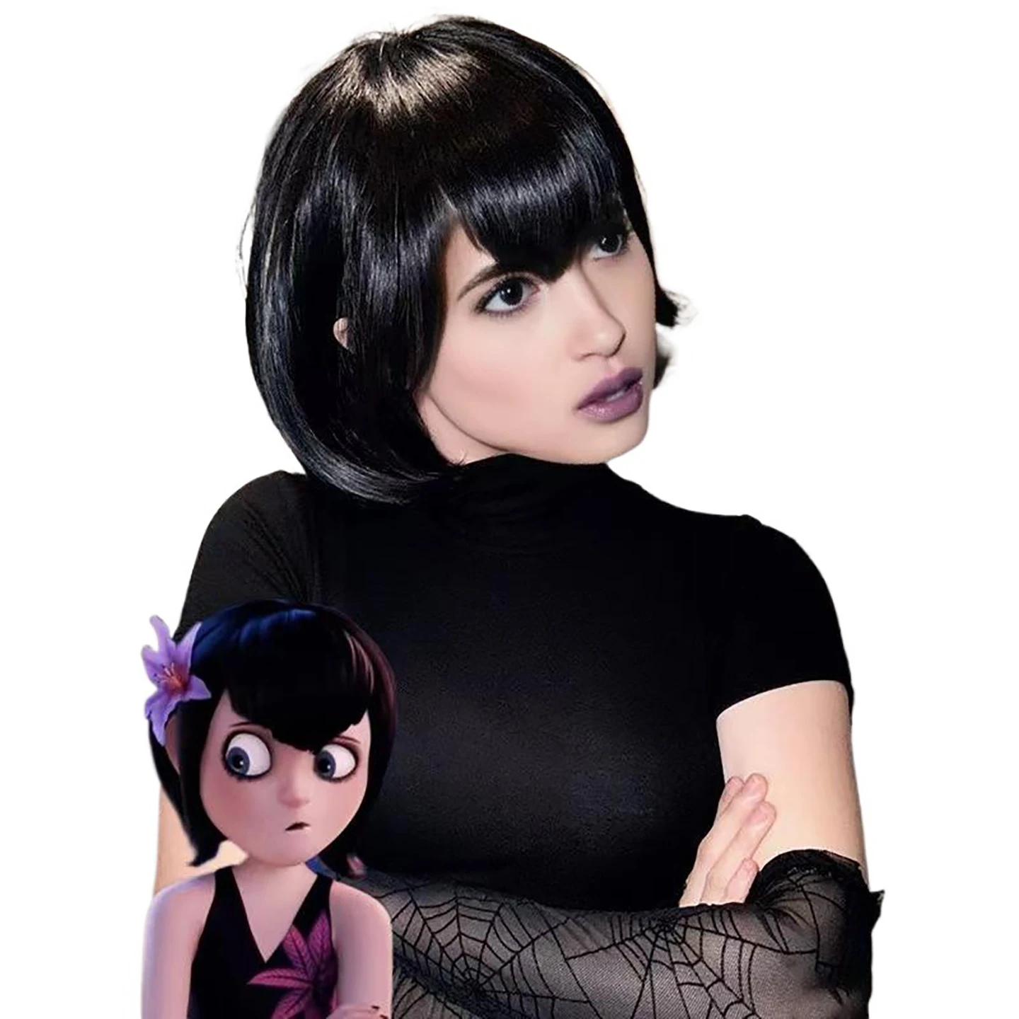 Mefesis Cosplay Wig loween Hair Accory Mavis Hotel Transylvania Bob ...