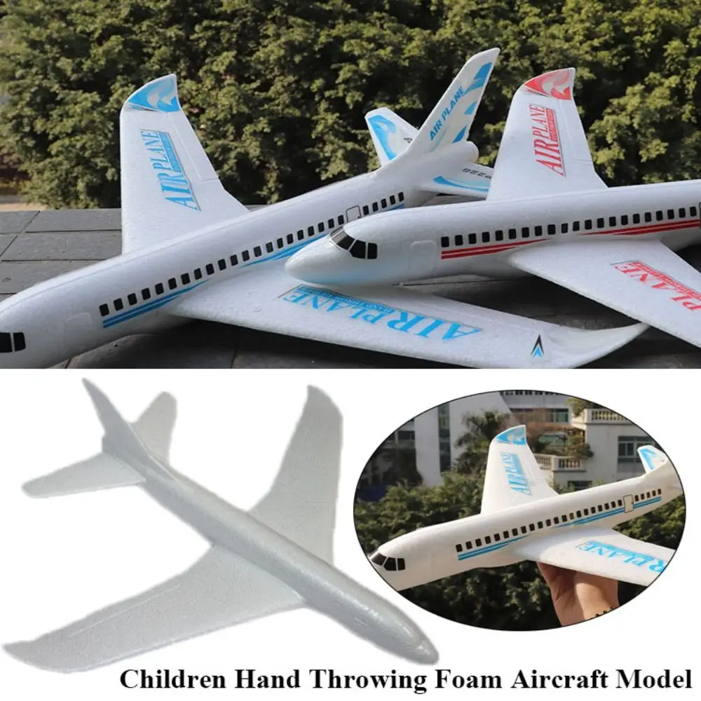 Large Foam Glider Airplane New 2 Colors 49*45cm Hand Throwing Planes ...