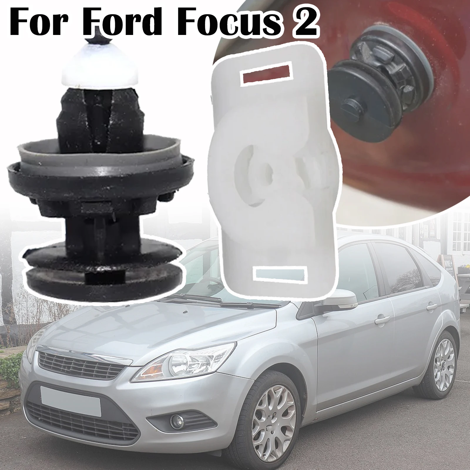 Car Door Panel Card Trim Clips Fastener Fixing Rivet Inner Upholstery ...