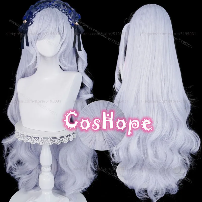 Natsume Anan Cosplay Wig 100cm Long Silver Blue Wig Anime Heat ...