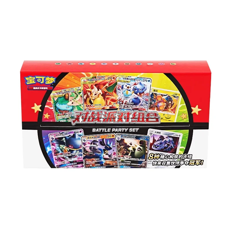 Original Card Simplified Chinese PTCG Battle Party Combo Box Trading Cards Game Children ...