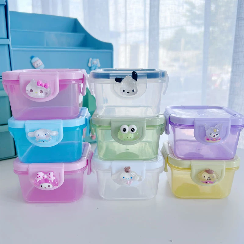 Kawaii Storage Box Hello Kittys Mymelody Cinnamoroll Kuromi Accessories ...