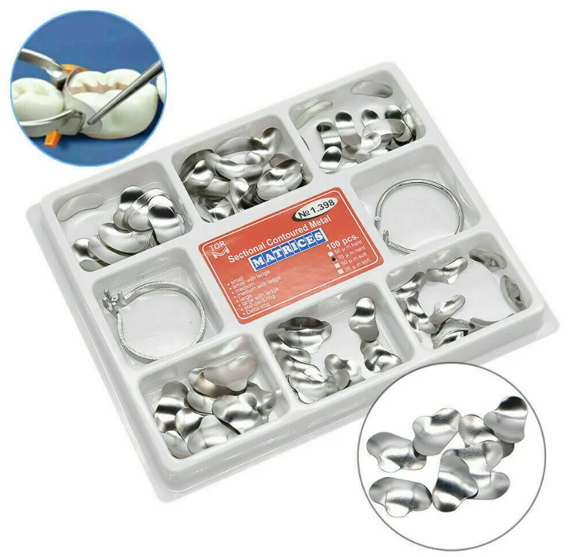 Dental-Matrix-Sectional-Contoured-Metal-Matrices-Bands-Dental-Matrix ...