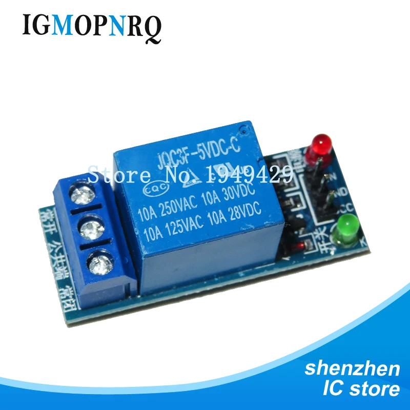 5pcs-1-Channel-5V-Relay-Module-high-level-for-SCM-Household-Appliance ...