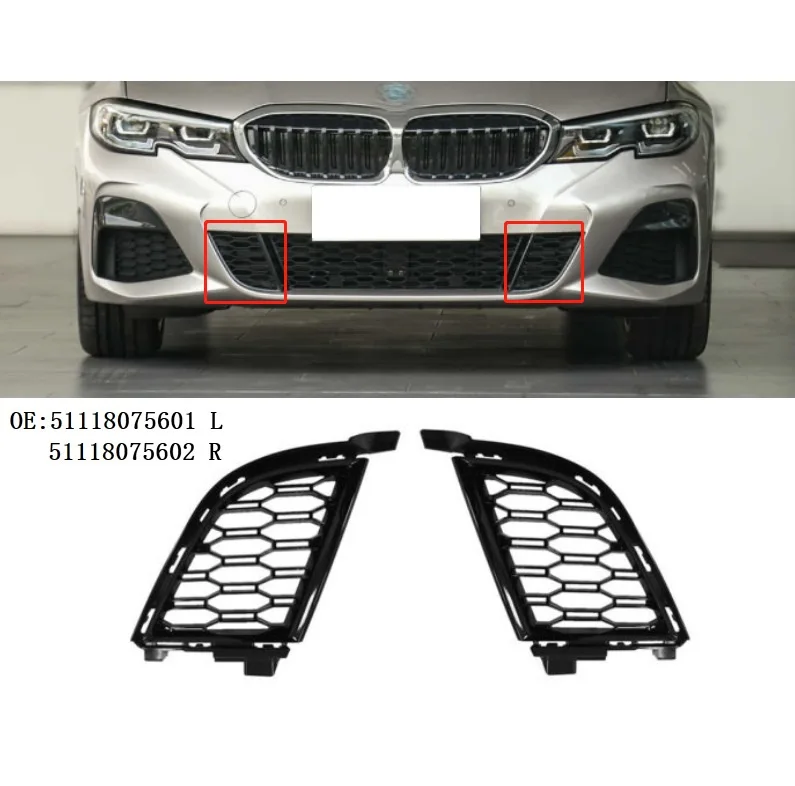 Front-bumper-lower-grille-ventilation-network-For-BMW-3-Series-G20-G28 ...