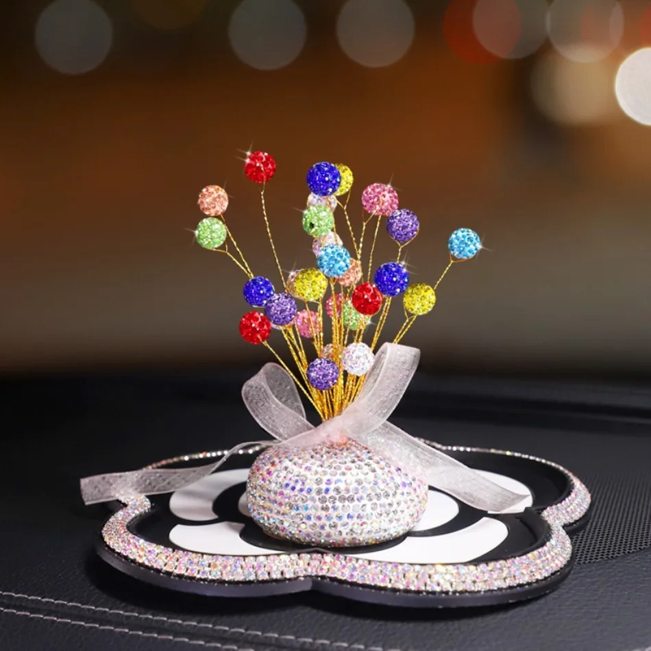 Starlight Swarovski Car Decor-Non-Slip Crystal Dashboard Ornament for ...