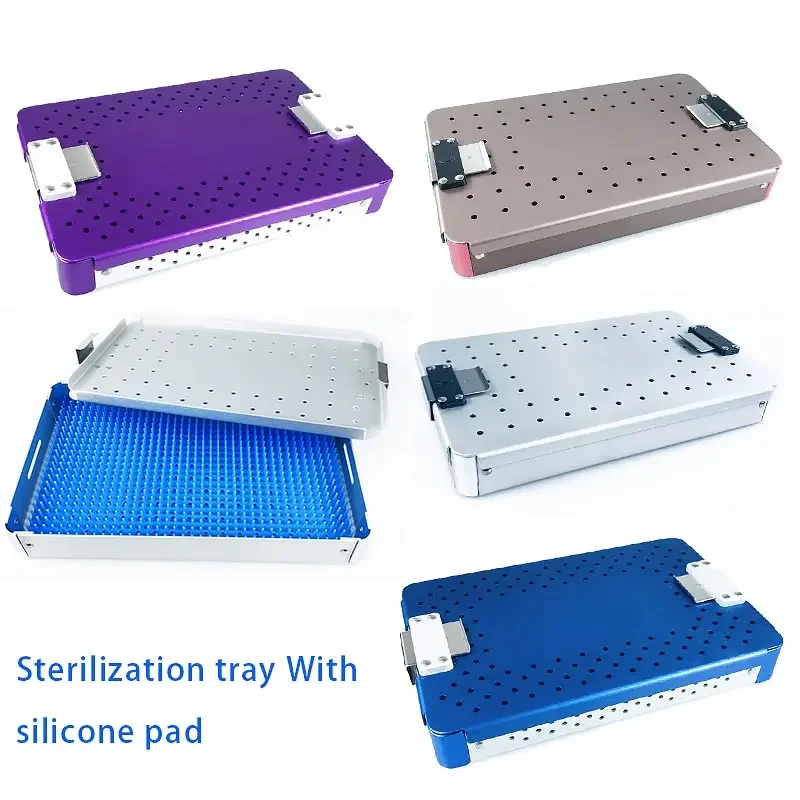Autoclavable-Tray-Sterilising-Box-With-Silicone-Mat-Instrument ...