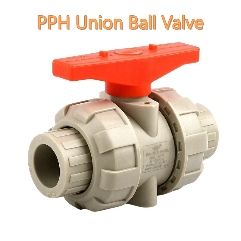 1PC-I-D-20-63mm-PPH-Union-Ball-Valve-Garden-Irrigation-Water-Pipe ...