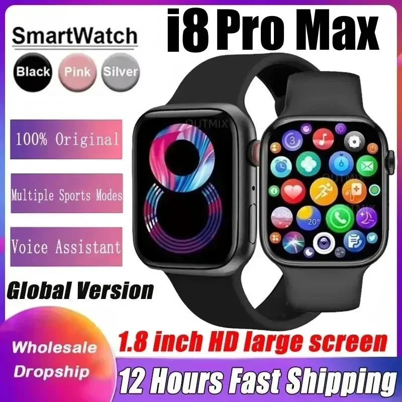 Original-I8-Pro-Max-Series-8-Rel-gio-Inteligente-Phone-Call-Custom ...