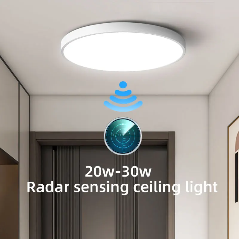 110V-220V-Radar-Sensor-LED-Ceiling-Light-IP65-Waterproof-Ceiling-Lamp ...