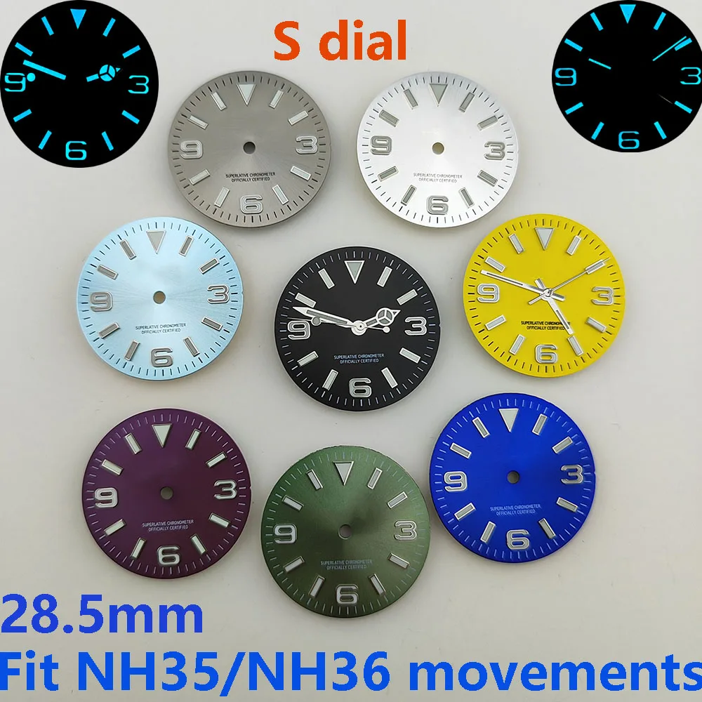 High-Quality-NH35-NH36-dial-Watch-dial-S-dial-Blue-luminous-dial ...