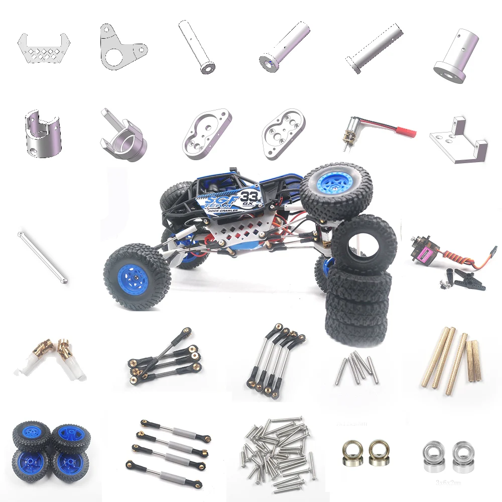 1/20 Z2p 4wd 7.4v Full Proportional Control Rc Crawler Off Road Car ...