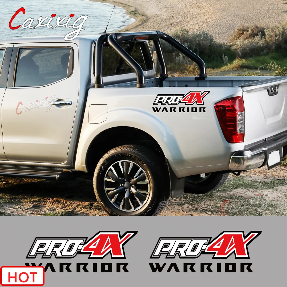 For Nissan Navara Warrior SL ST Rear Bed Side Decals Truck Graphic Pro ...