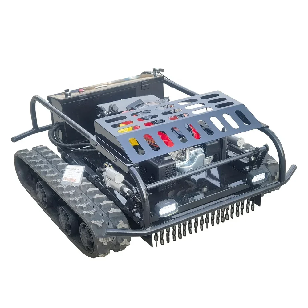 Cheap-price-mini-remote-control-lawn-mower-Tracked-All-Terrain-Remote ...