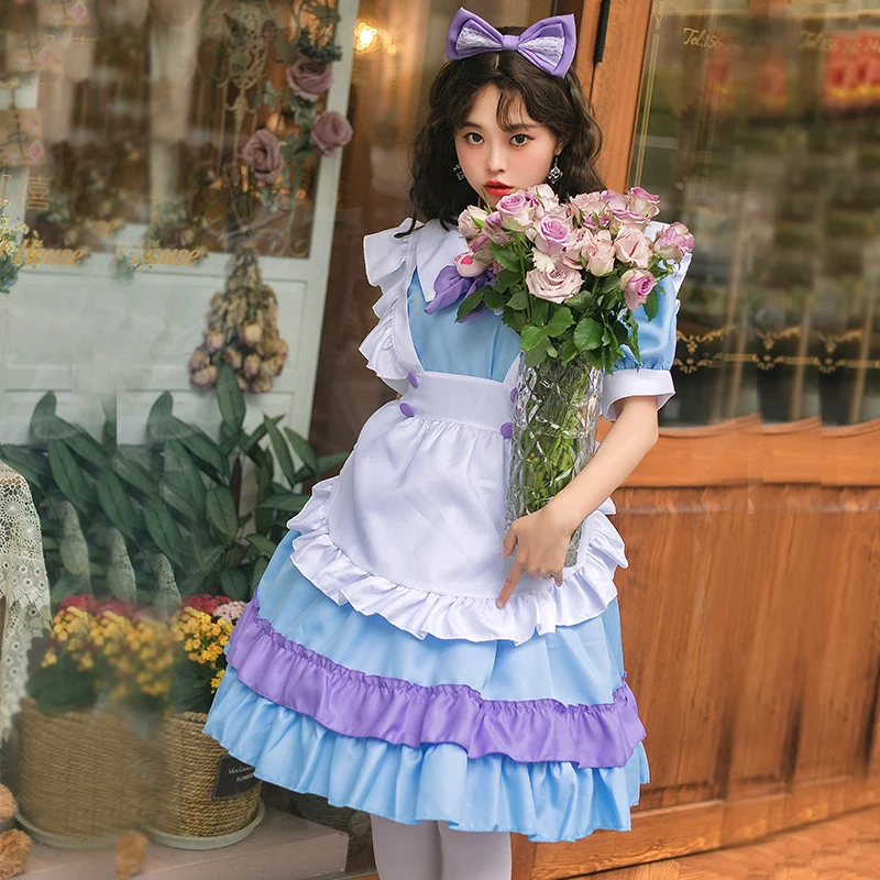 Blue Maid Cafe Outfits