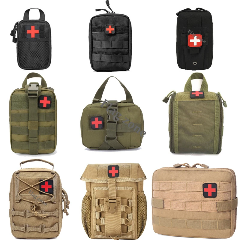 Edc Medical Bag Hunting Molle Tactical Pouch First Aid Kits Outdoor ...