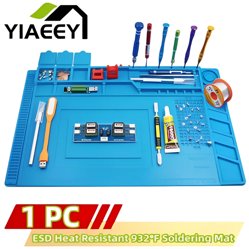 ESD-Heat-Insulation-Working-Mat-Soldering-Station-Iron-Phone-Computer ...